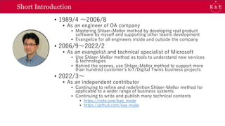 Reconsider Shlaer-Mellor method as Conceptual Modeling | PPTX