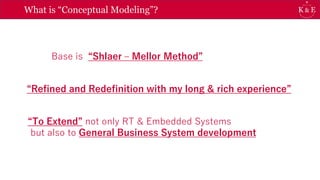 Reconsider Shlaer-Mellor method as Conceptual Modeling | PPTX