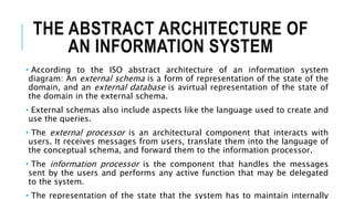 Conceptual modeling of information systems | PPTX