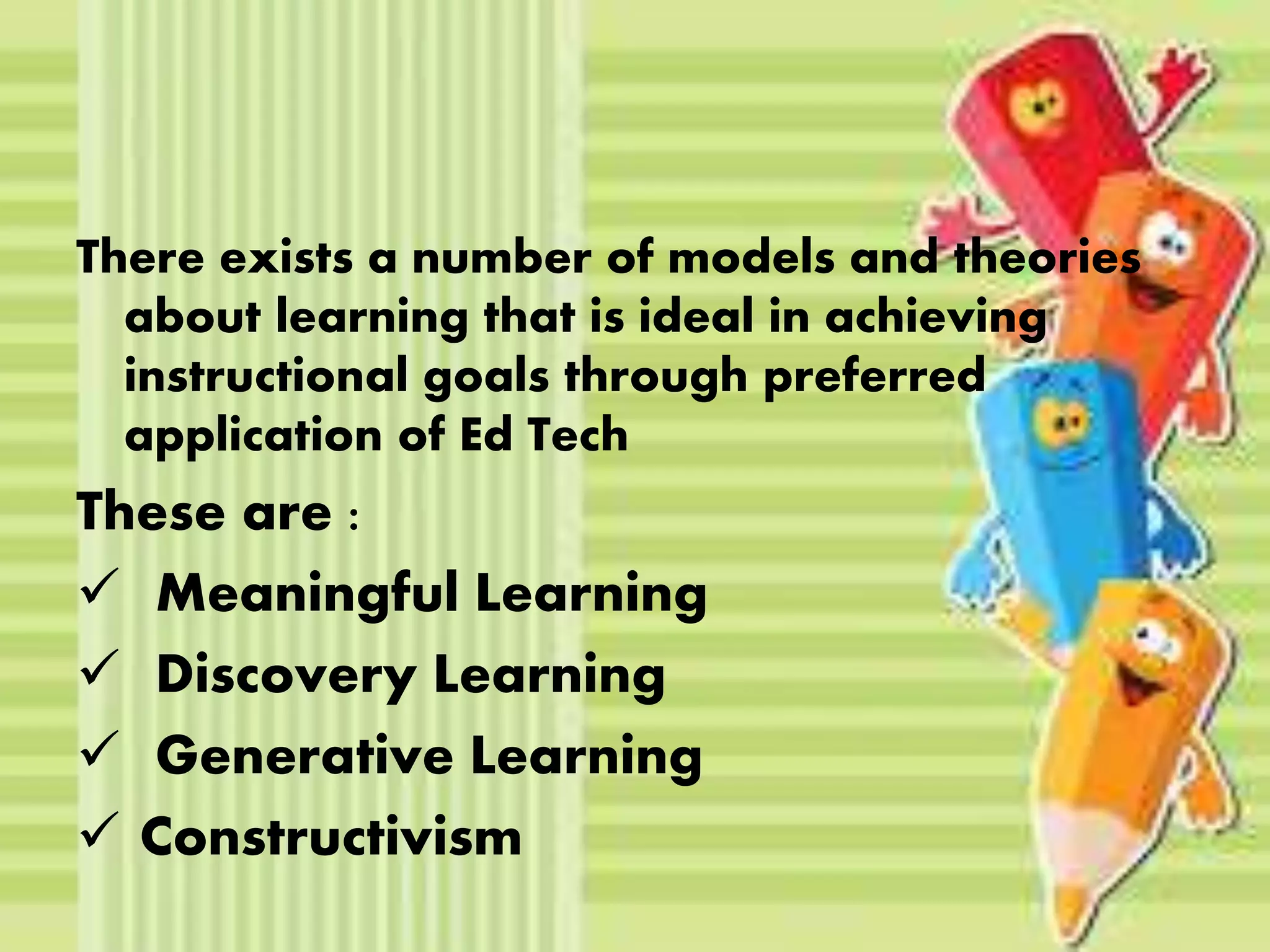 Conceptual models of learning 1 | PPTX | Education
