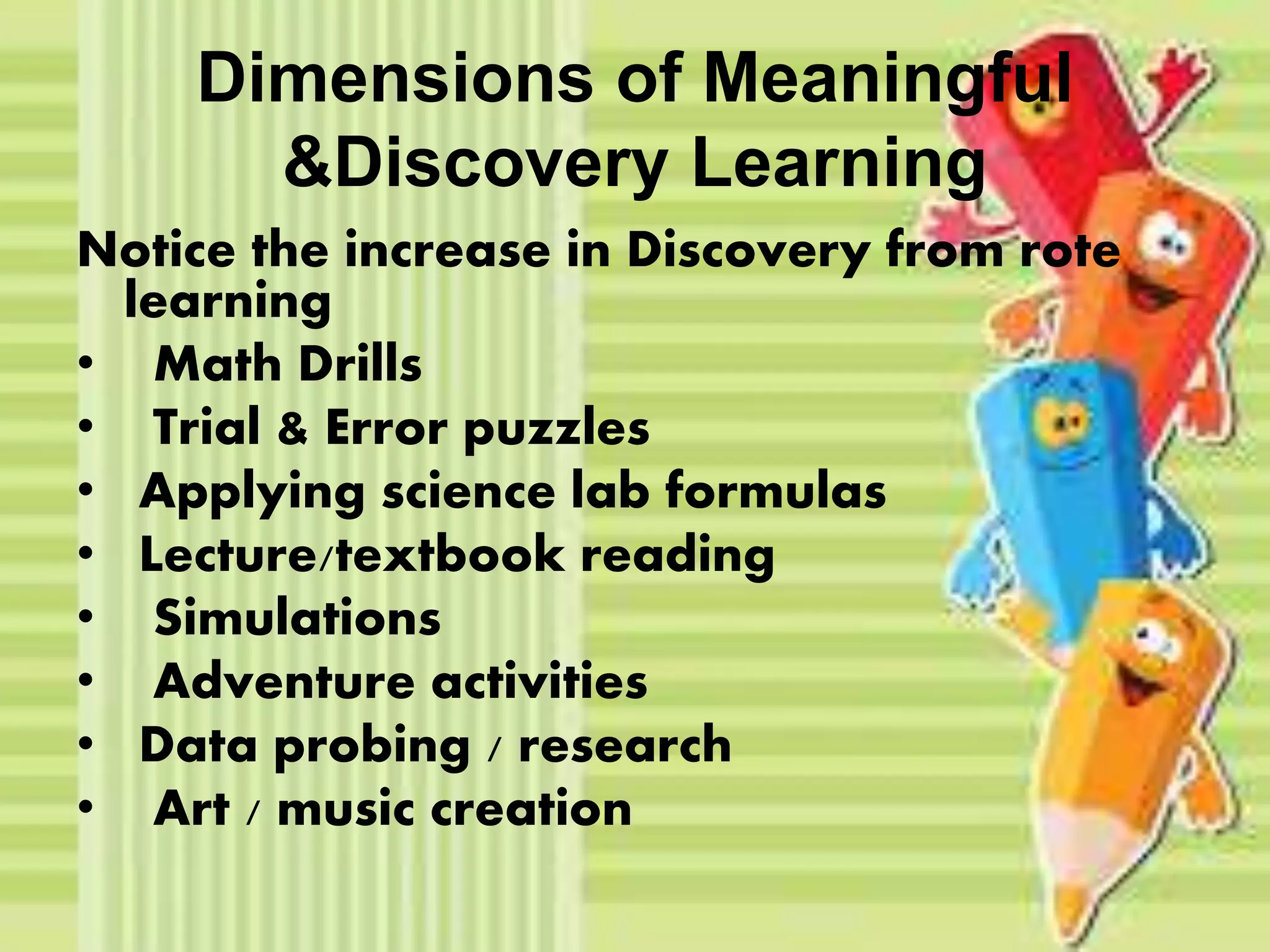 Conceptual models of learning 1 | PPTX | Education