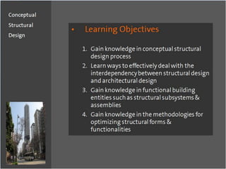 Conceptual Structural Design | PPTX