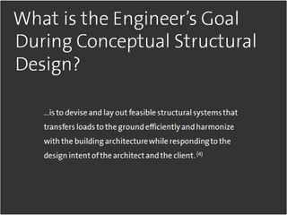 Conceptual Structural Design | PPTX