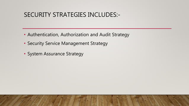 Conceptual Security Architecture Pptx Information And Network Security Computing