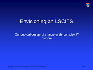 Conceptual systems design | PPTX