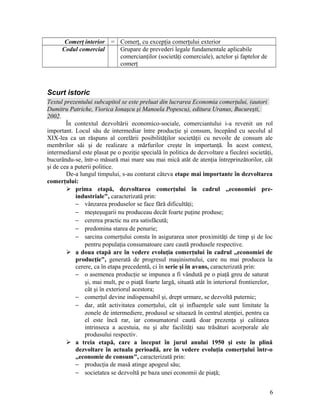 Conceptul de comert | DOC
