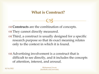 Concept vs Construct vs Variable - Mass Media Research.pptx