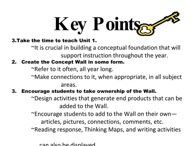 Concept Walls in Social Studies | PPT | Primary Education | Education