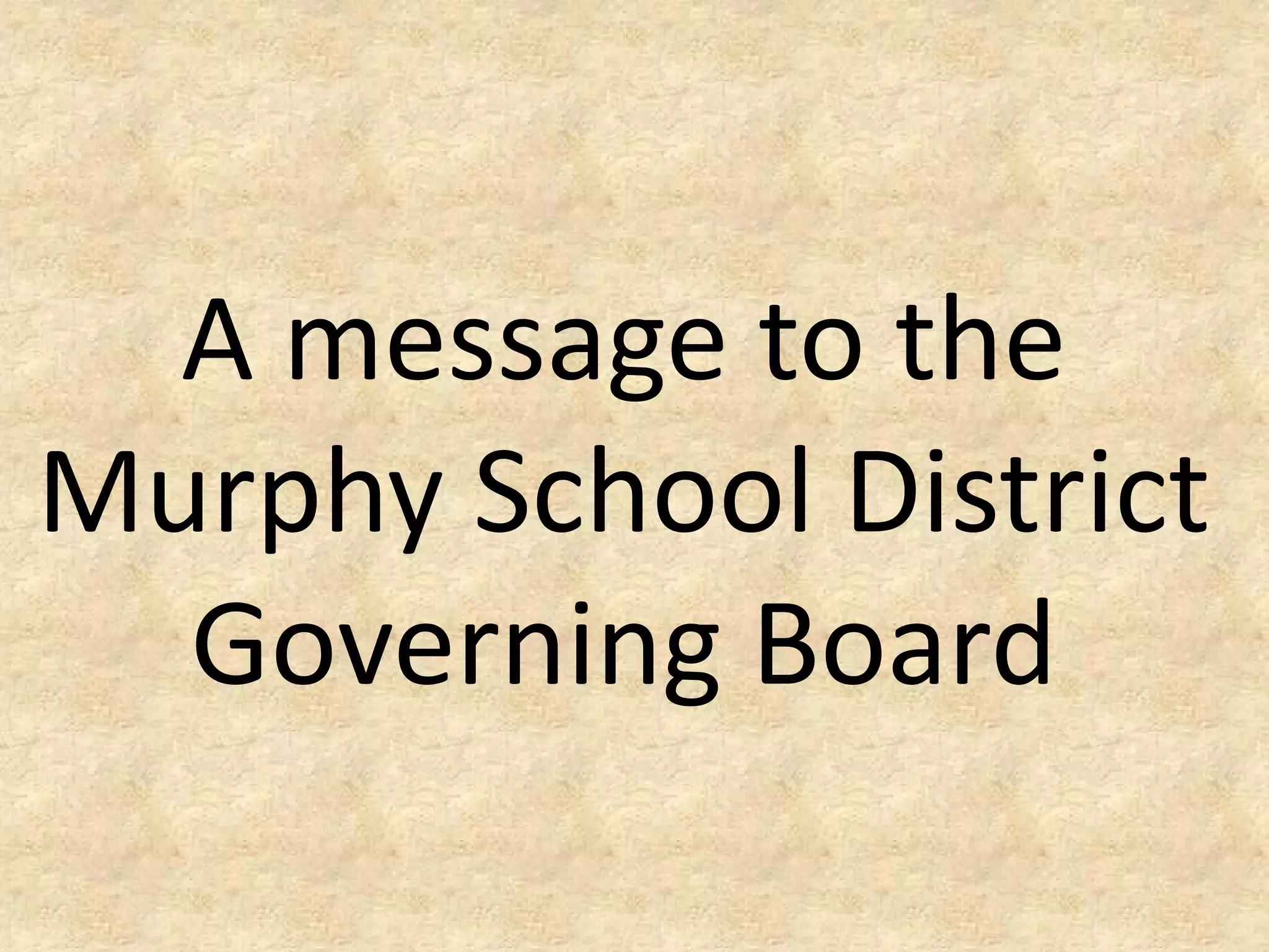Murphy School District | PDF