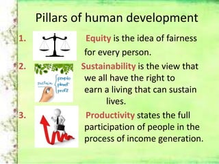 Concern for human dignity, human development and gender equality | PPT
