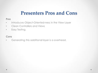 Concerns and Presenters in Rails | PPTX