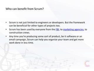 Overview of Agile methodology & Scrum | PPTX
