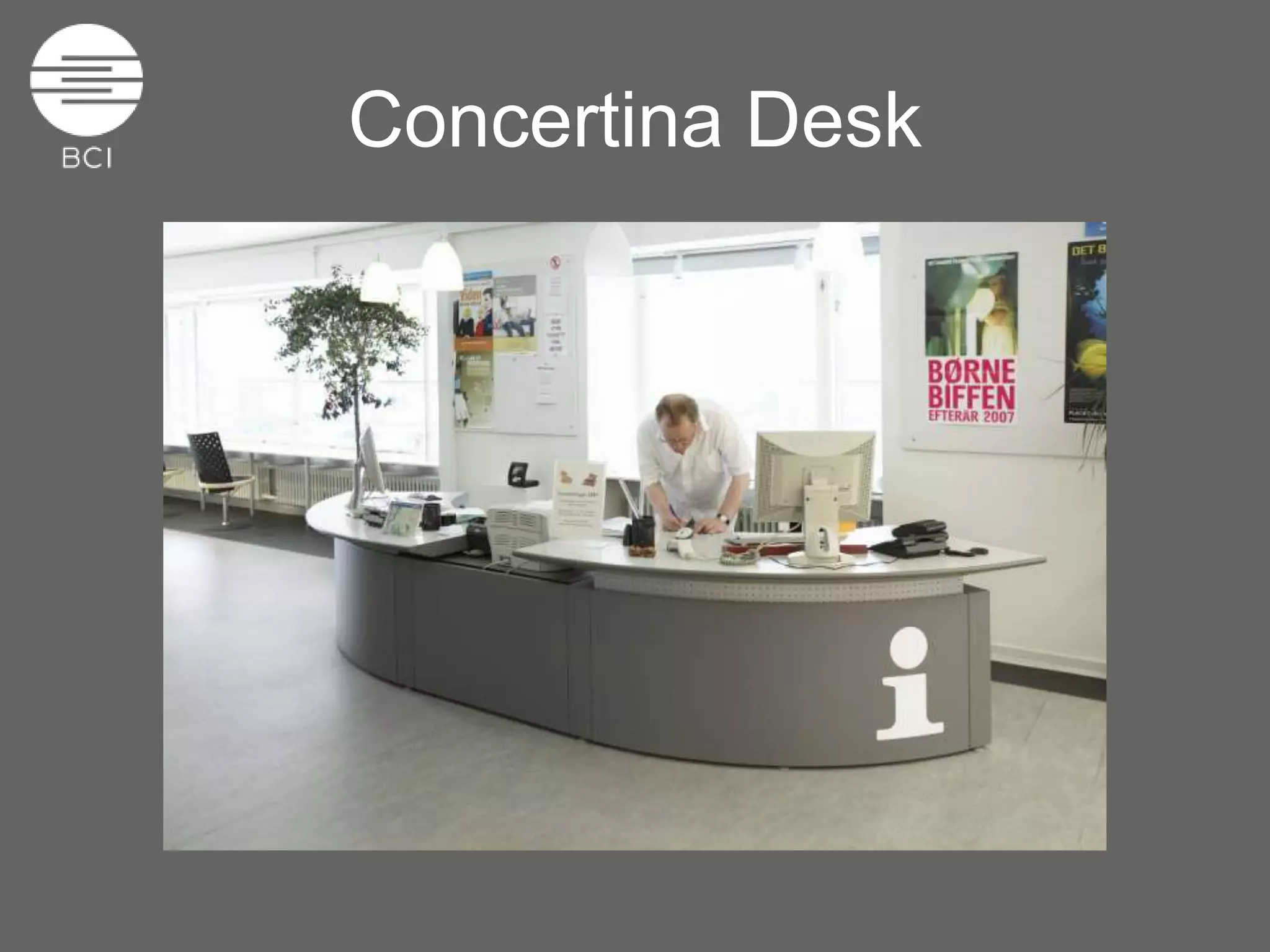 Concertina Desk System: The Modern Library Circulation-Reference ...