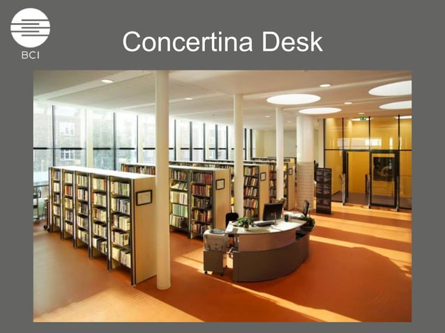 Concertina Desk System: The Modern Library Circulation-Reference ...