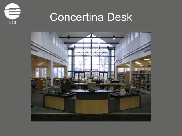 Concertina Desk System: The Modern Library Circulation-Reference ...