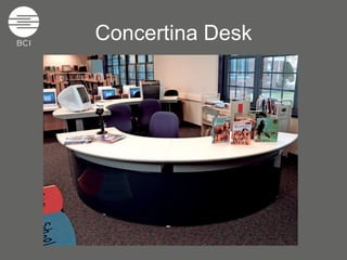 Concertina Desk System: The Modern Library Circulation-Reference ...