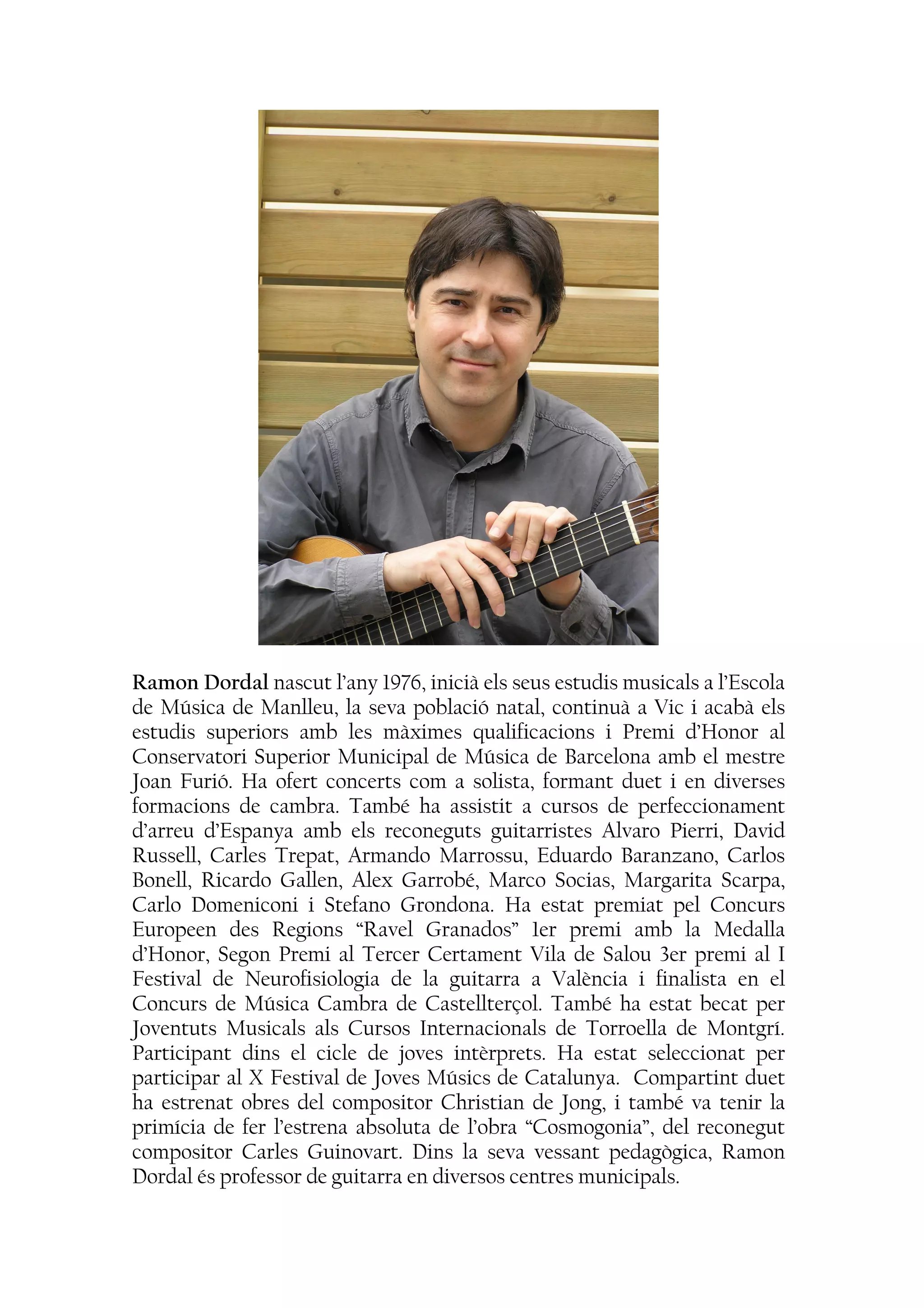 Concert Ramon Dordal | PDF