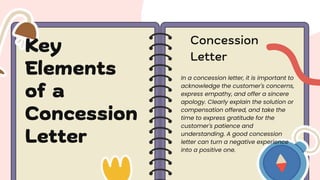 ConcessionAndGoodWill and english teks to learn | PPTX