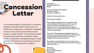 ConcessionAndGoodWill and english teks to learn | PPTX