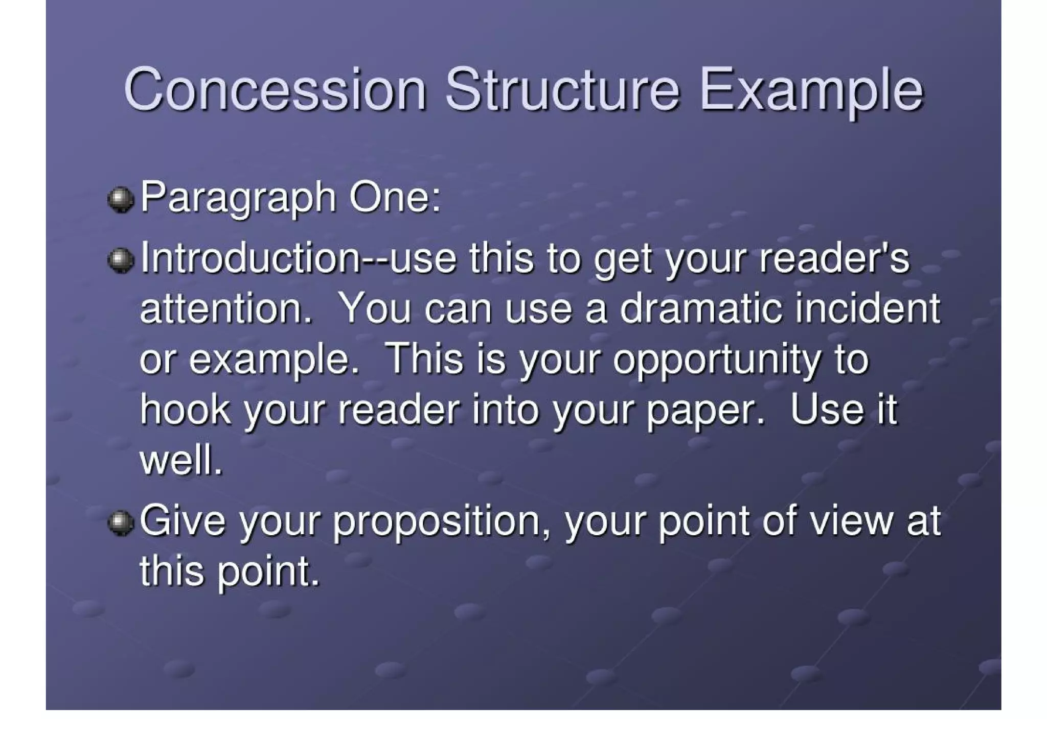 Concession As A Persuasive Writing Technique | PPT