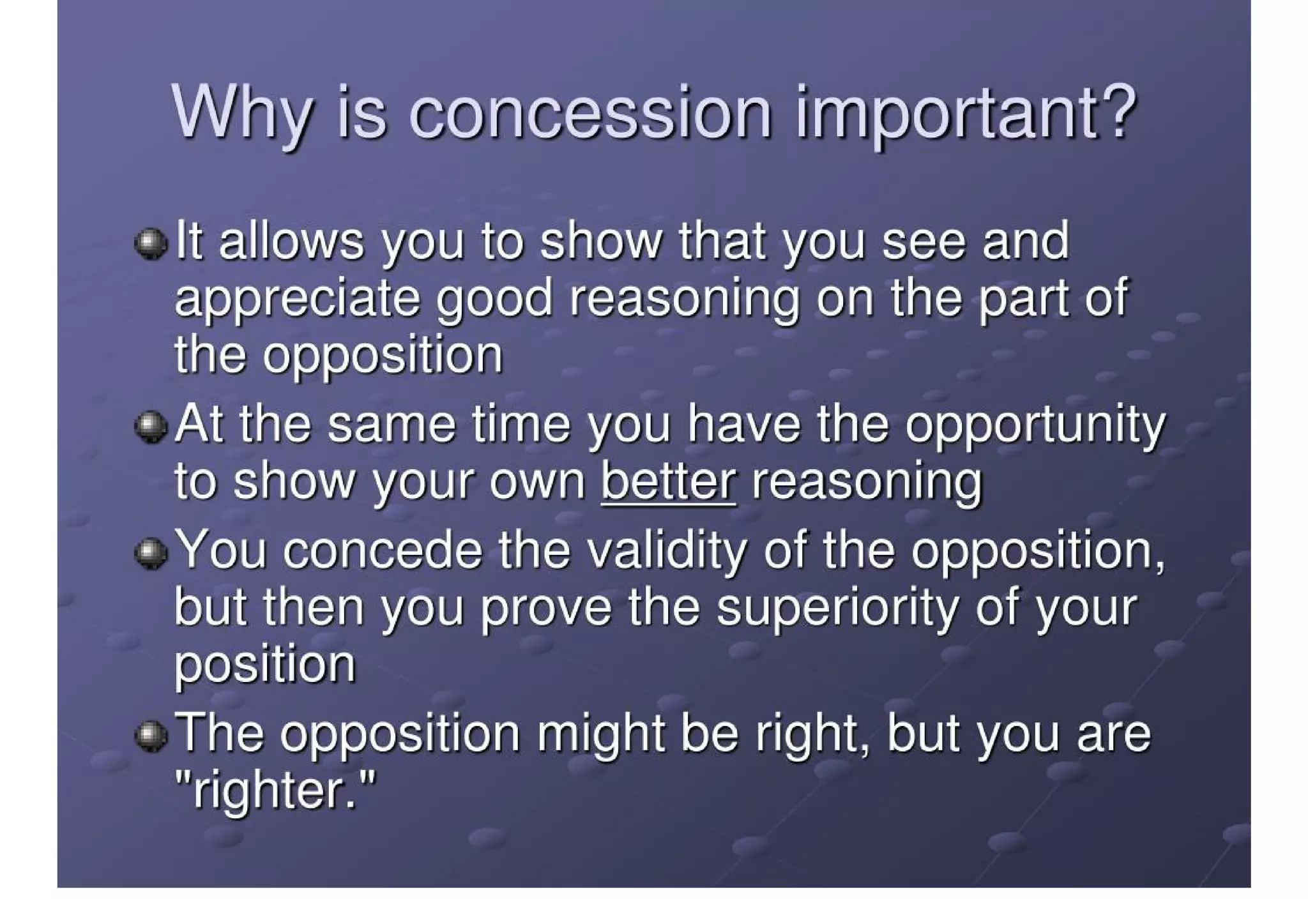 Concession As A Persuasive Writing Technique | PPT