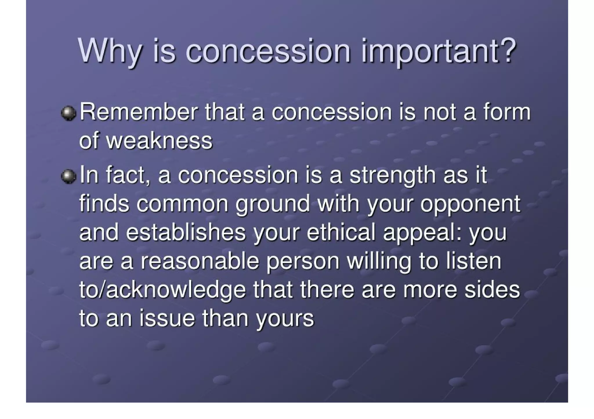 Concession As A Persuasive Writing Technique | PPT