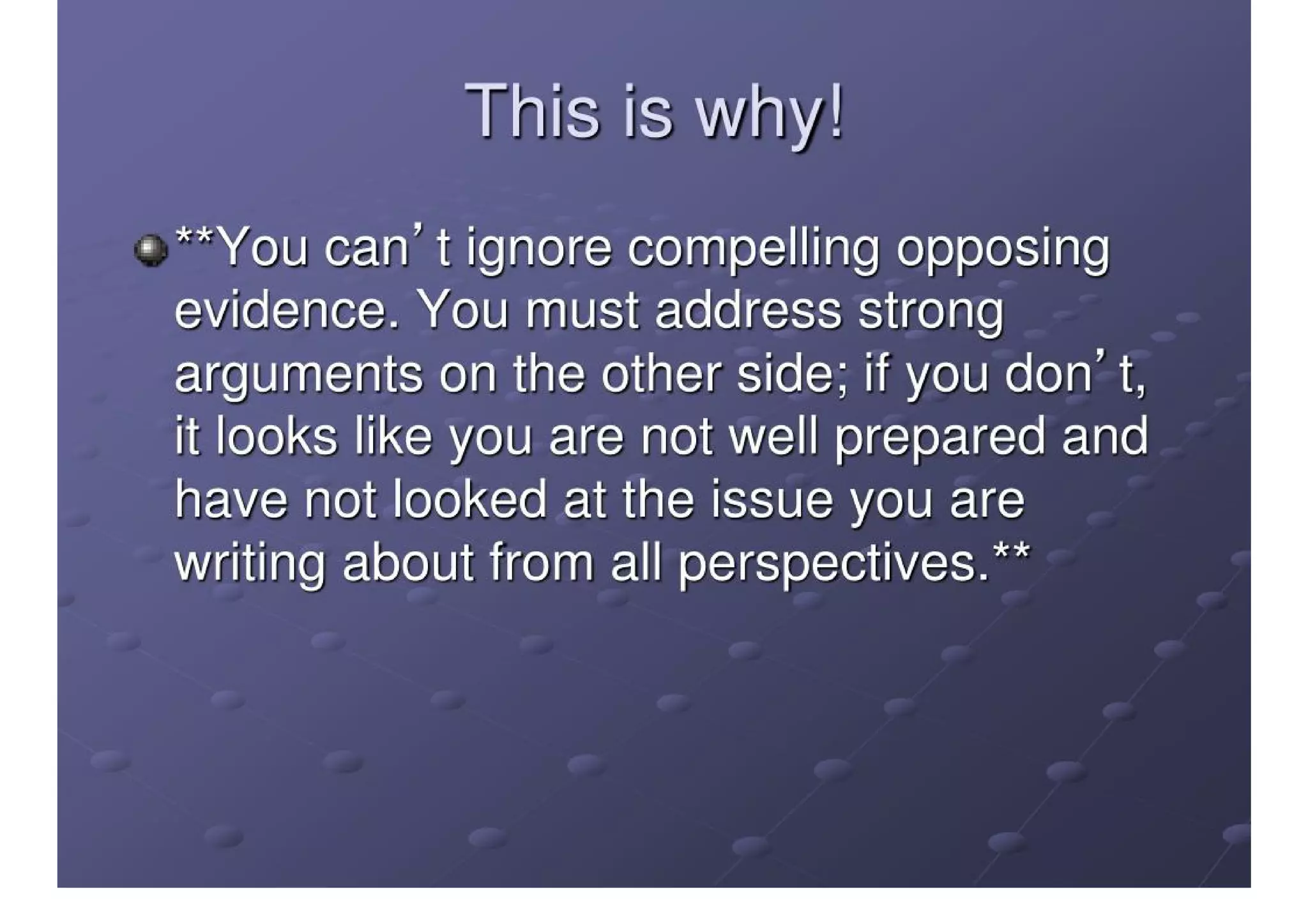 Concession As A Persuasive Writing Technique | PPT