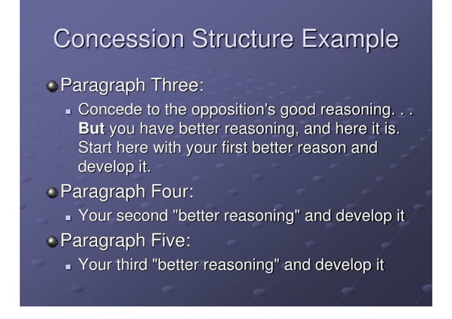 Concession As A Persuasive Writing Technique | PDF