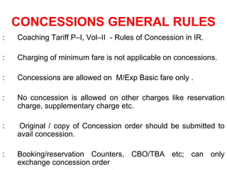 Concessions | PPT