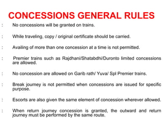 Concessions | PPT