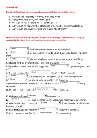 Concession Clauses | PDF