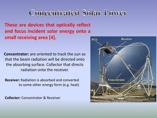 Concentrator Solar Power Plants | PDF