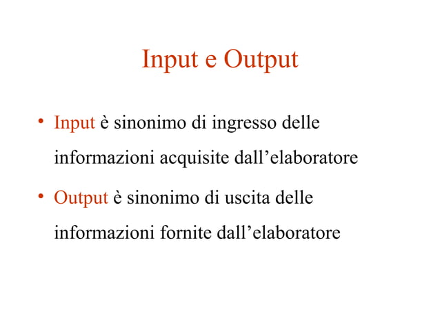 Concetti di base | PPT