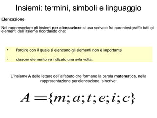 Concetti fondamentali della teoria degli insiemi1 | PPT | Chemistry ...