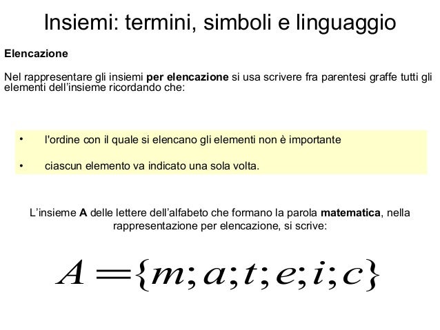 Simbologia Insiemistica