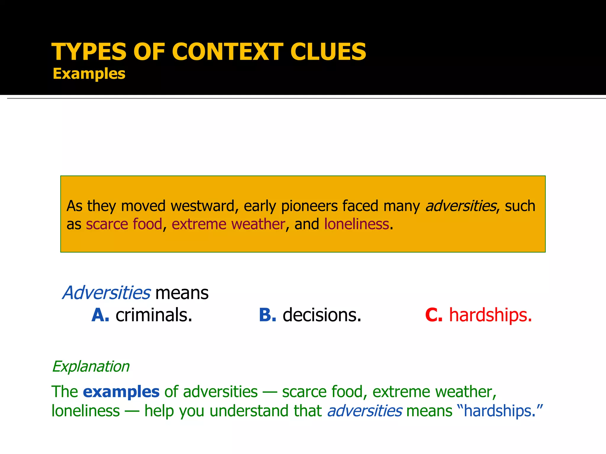Context clue overview | PPT