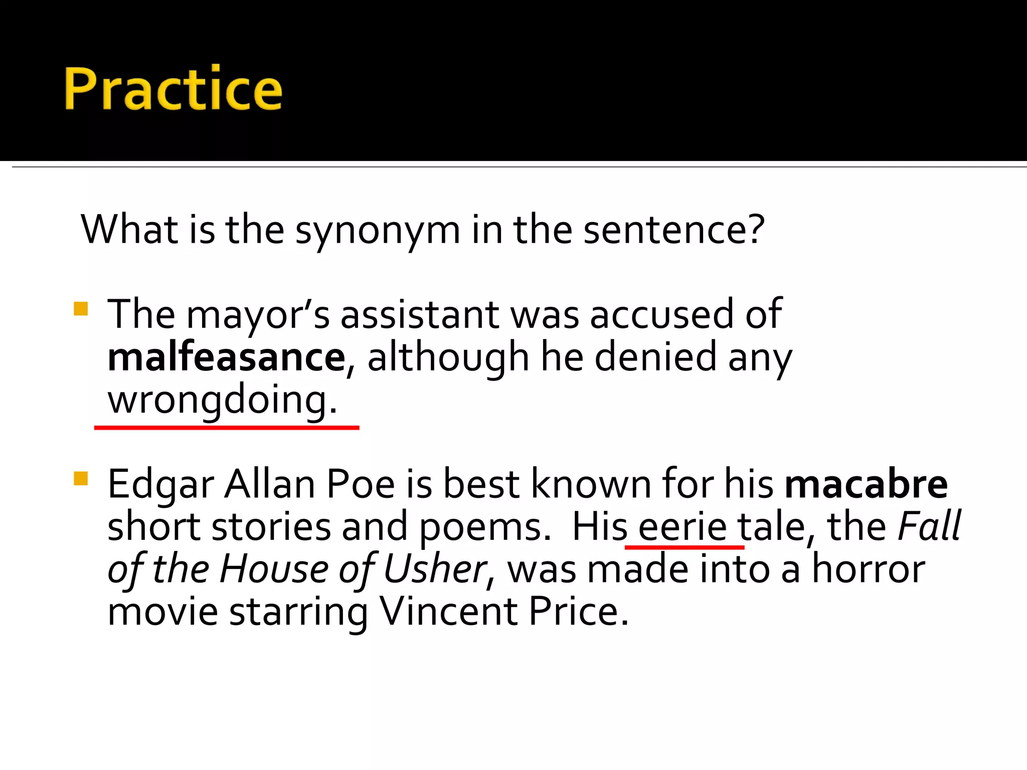 Context clue overview | PPT