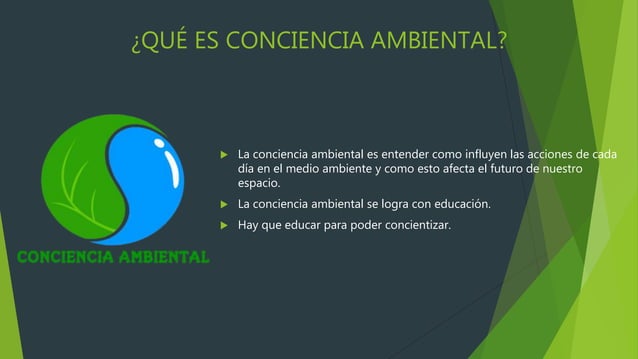 Conciencia Ambiental Ppt