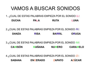 Conciencia fonológica inicial | ODP