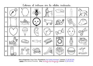 Conciencia fonológica posición media y final | PDF