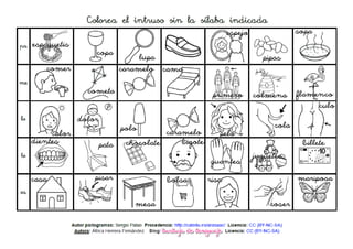 Conciencia fonológica posición media y final | PDF