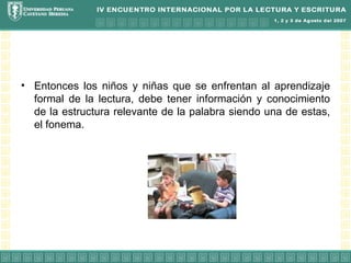 Conciencia Fonologica | PPT