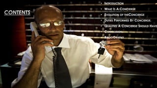 CONCIERGE | PDF