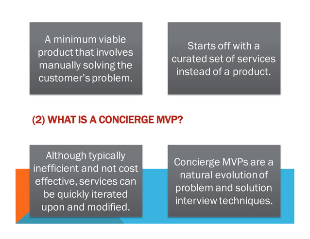 Concierge MVP | PPT | Free Download