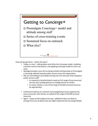Concierge Model for Librarians | PDF | Business | Business and Finance