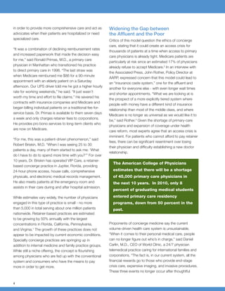 Concierge Medicine Brave New World Of Health Care | PDF