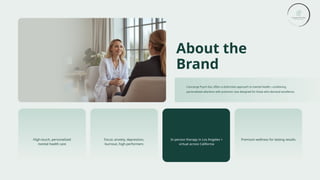 Concierge Psych Doc Premium Mental Health Care | PPTX