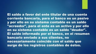 Conciliación bancaria | PPT