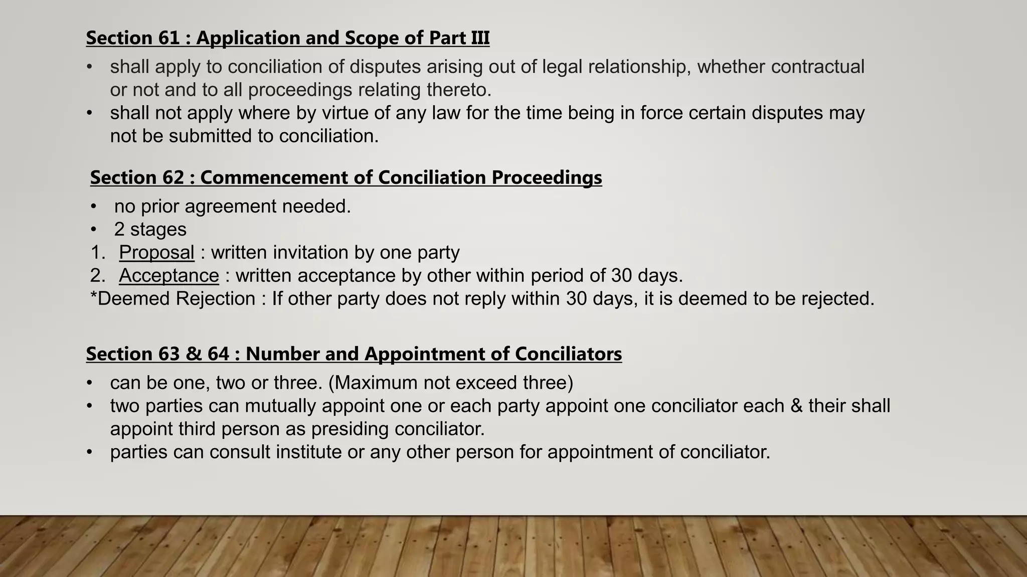 Conciliation | PPT