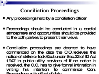Conciliation Officer | PPT | Law